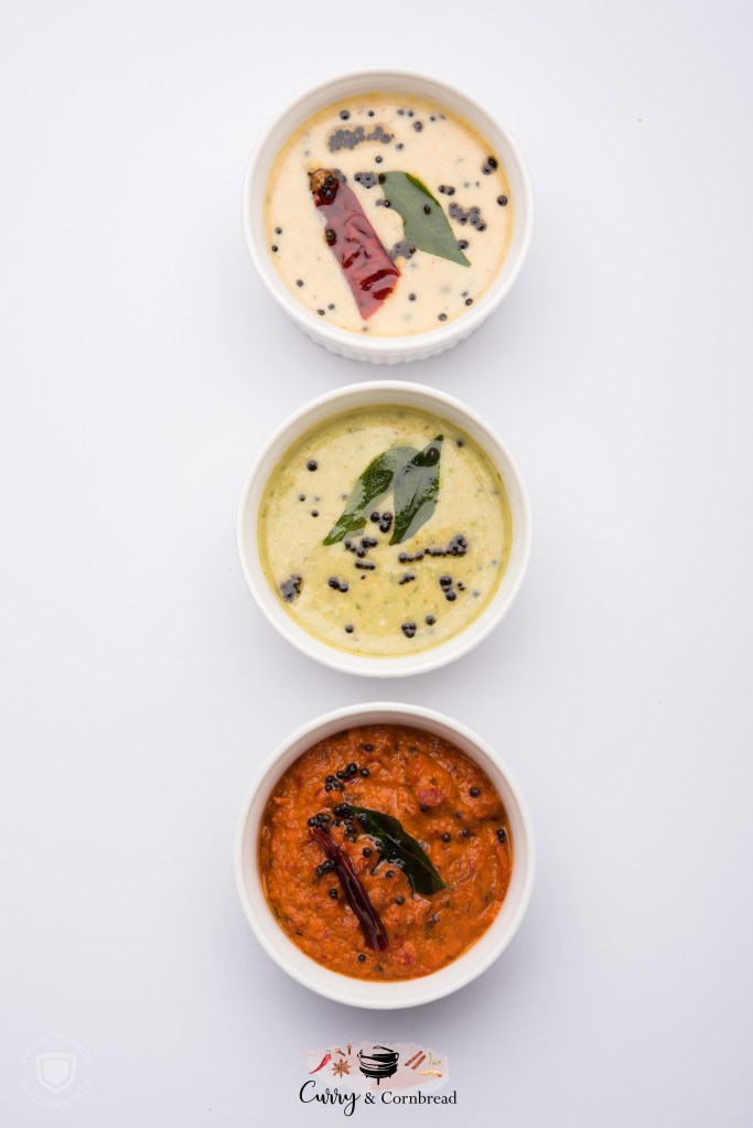 Chutney Trio – South Indian Recipe